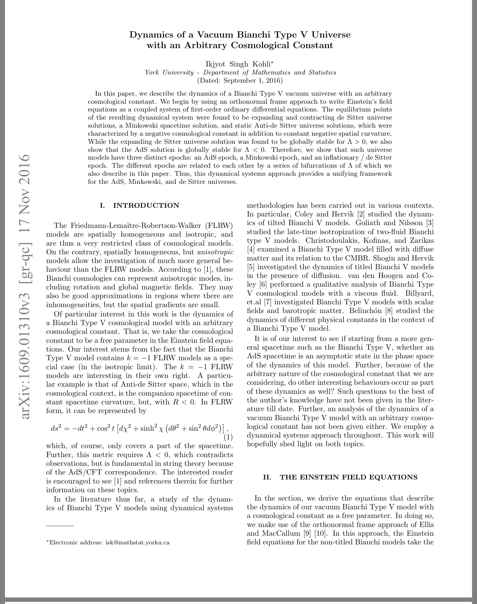 New Cosmology Paper – Relativity Digest